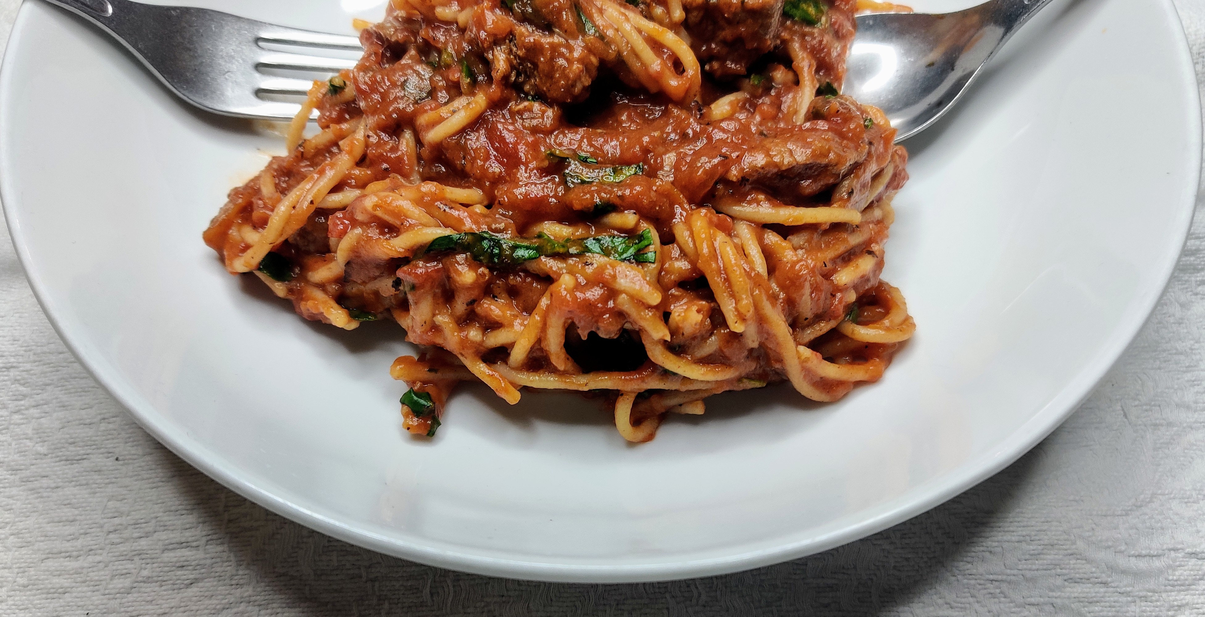 Oven Baked Chunky Beef Spaghetti Bolognese – Googies Kitchen Life