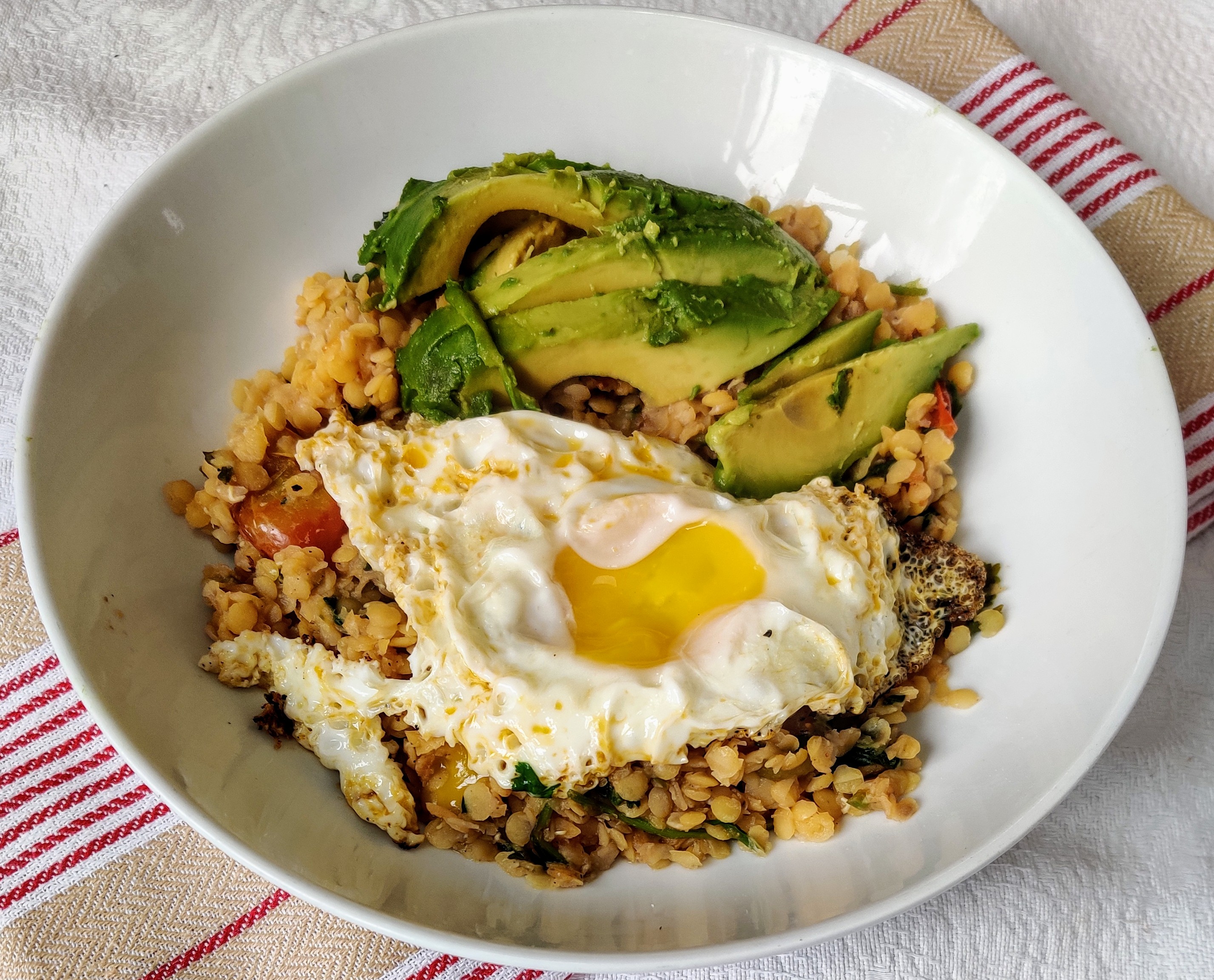 Harissa Spice Red Lentil Hash – Googies Kitchen Life