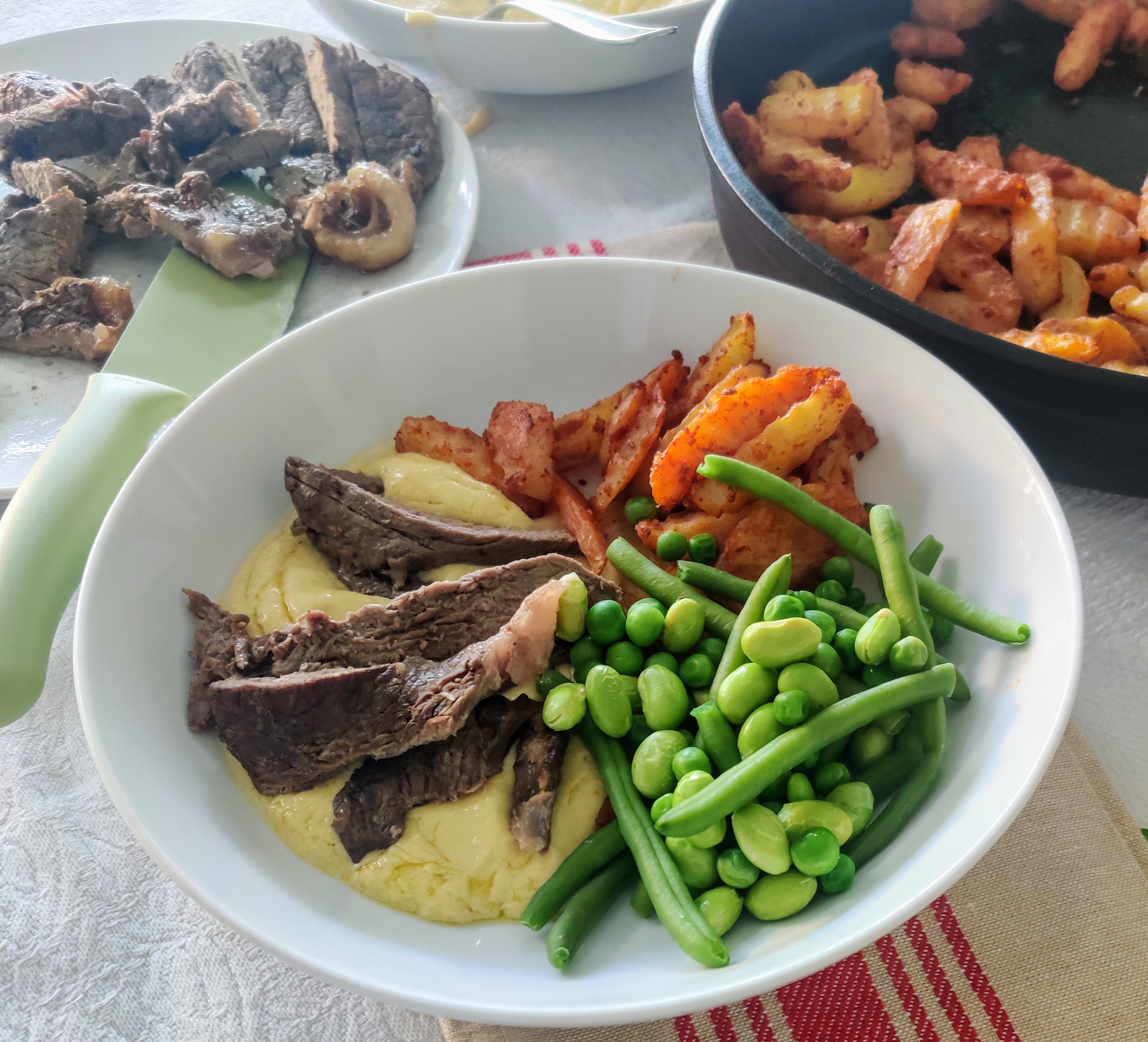 Roast Beef with Homemade Hummus – Video Version – Googies Kitchen Life