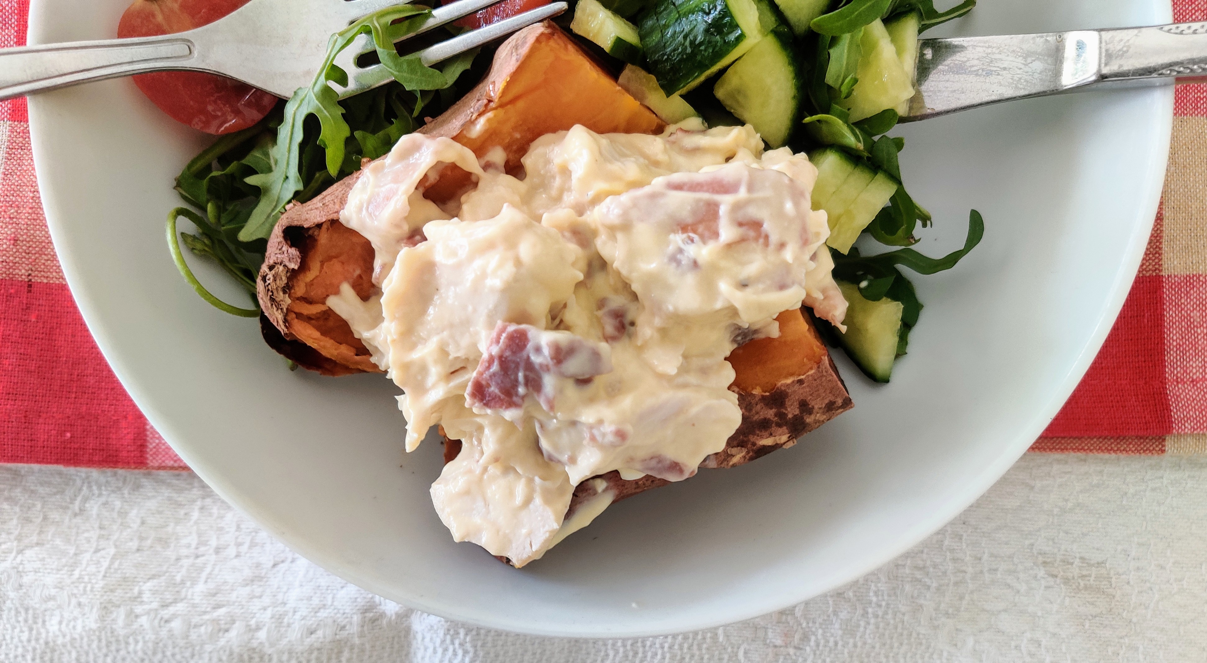 Chicken, Parma Ham and Mayo Jacket Potato – Video Version – Googies ...