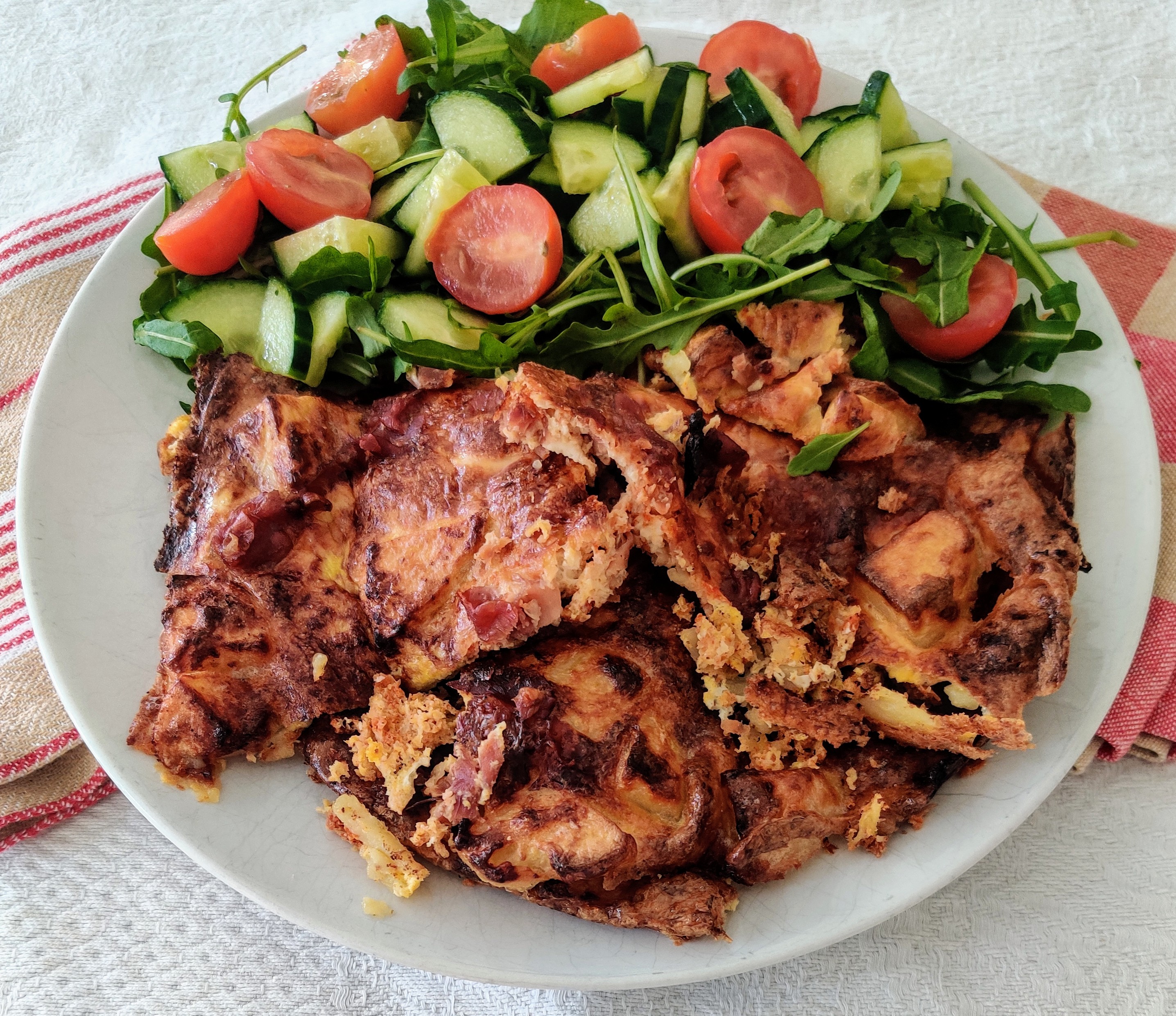 Southern Spice Potato Omelette – Video Version – Googies Kitchen Life